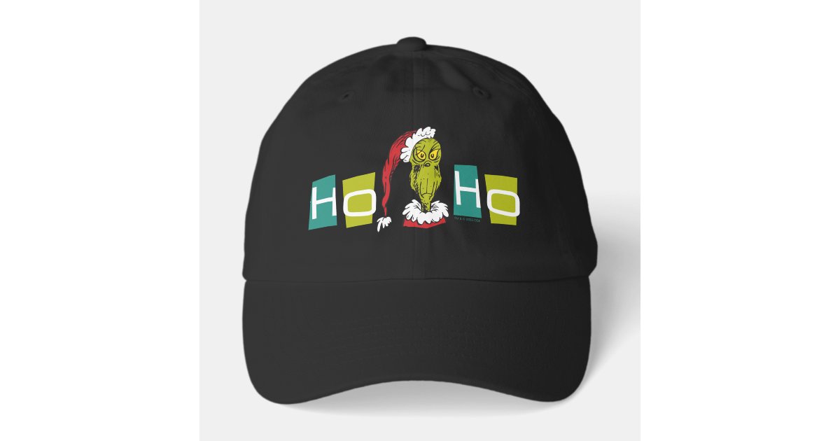 Dr. Seuss | Grinch - Ho Ho Ho Hat | Zazzle