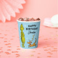 Dr. Seuss | Grinch Winter Birthday Paper Cups | Zazzle