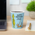 Dr. Seuss | Grinch Winter Birthday Paper Cups | Zazzle