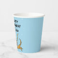 Dr. Seuss | Grinch Winter Birthday Paper Cups | Zazzle