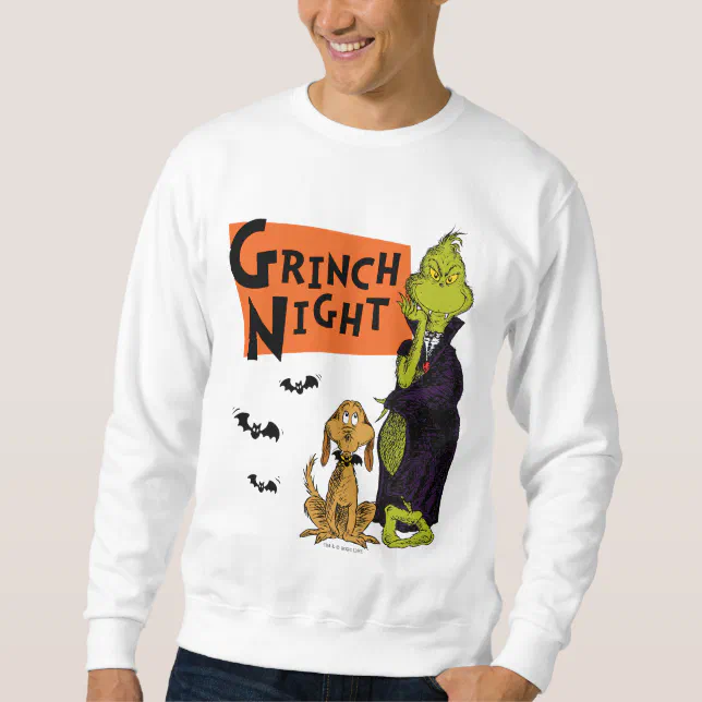 Dr. Seuss | Hallowen Grinch Night Graphic Sweatshirt | Zazzle