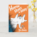 Dr. Seuss | Horton Hears A Who the Book Card | Zazzle