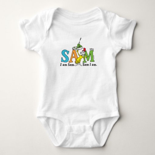 Dr. Seuss | I Am Sam. Sam I Am. Baby Bodysuit | Zazzle