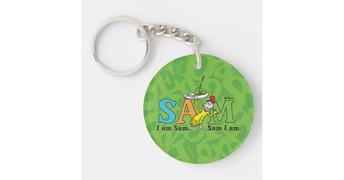 Dr. Seuss | I Am Sam. Sam I Am. Keychain | Zazzle