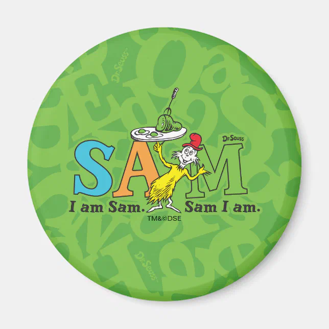 Dr. Seuss | I Am Sam. Sam I Am. Magnet | Zazzle