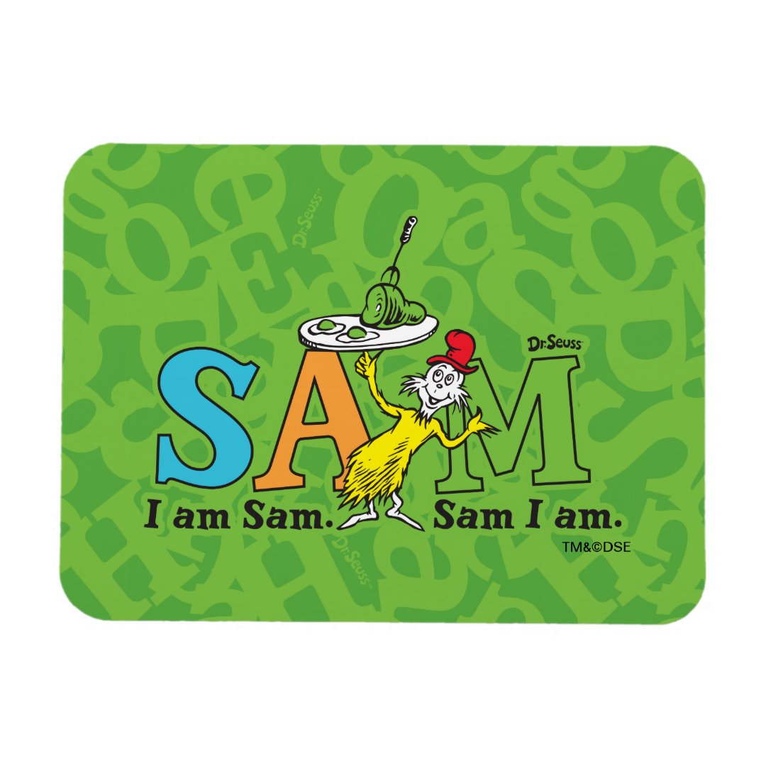 Dr. Seuss | I Am Sam. Sam I Am. Magnet | Zazzle