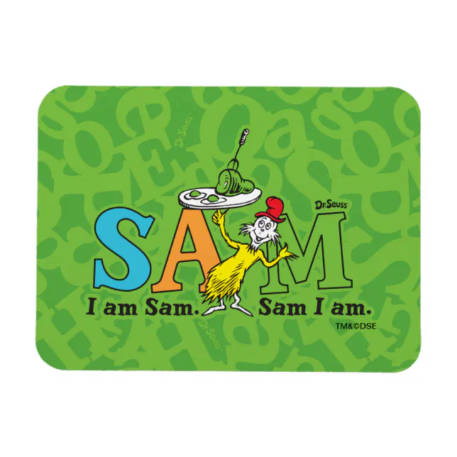 Dr. Seuss | I Am Sam. Sam I Am. Magnet | Zazzle