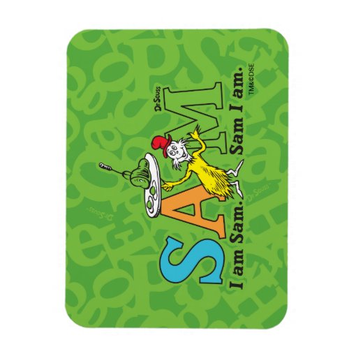 Dr. Seuss | I Am Sam. Sam I Am. Magnet | Zazzle
