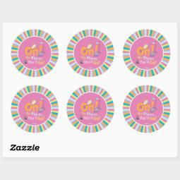 Dr. Seuss | Oh, The Places You'll Go! Classic Round Sticker | Zazzle