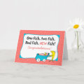 Dr. Seuss | One Fish - Baby Girl Congratulations Card | Zazzle