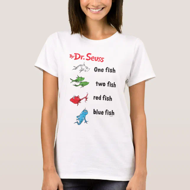 Dr. Seuss | One Fish Two Fish - Vintage T-Shirt | Zazzle