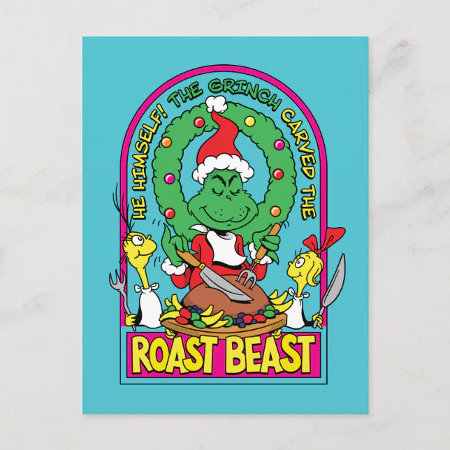 Dr. Seuss | Roast Beast Graphic Postcard | Zazzle Dr. Seuss | Roast Beast Graphic Postcard | Zazzle