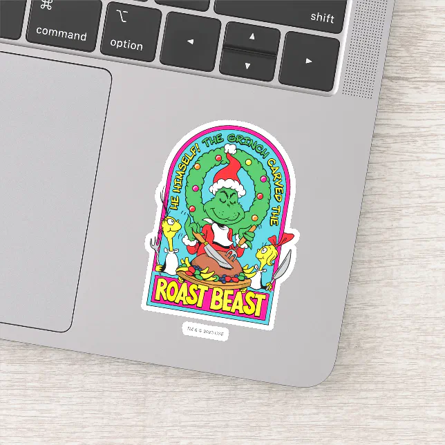 Dr. Seuss | Roast Beast Graphic Sticker | Zazzle