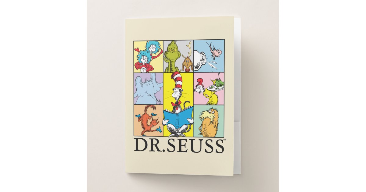 Dr. Seuss | Stories Graphic Pocket Folder | Zazzle