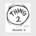 Dr. Seuss | Thing One Thing Two - Thing Two Sticker | Zazzle