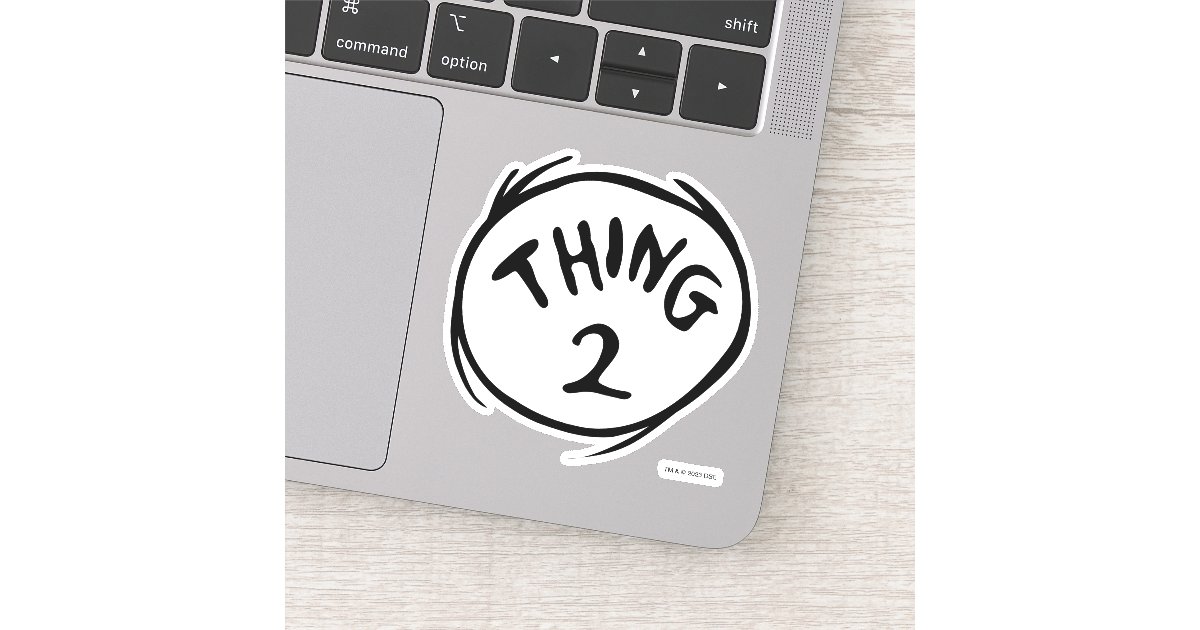Dr. Seuss | Thing One Thing Two - Thing Two Sticker | Zazzle