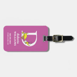 Dr. Seuss's ABC: Letter D - White | Add Your Name Luggage Tag | Zazzle