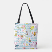 Dr. Seuss's ABC Pattern with Words Tote Bag | Zazzle