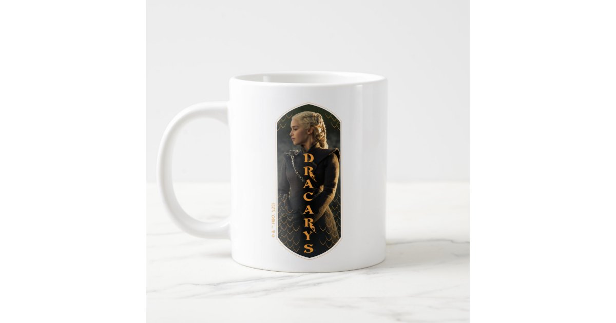 "Dracarys" Daenerys Targaryen Graphic Giant Coffee Mug | Zazzle