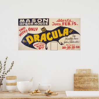 Dracula by Hamilton Deane Poster | Zazzle