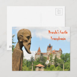 Dracula Castle in Bran, Brasov, Transylvania Postcard | Zazzle