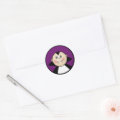 Dracula Classic Round Sticker | Zazzle