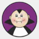 Dracula Classic Round Sticker | Zazzle