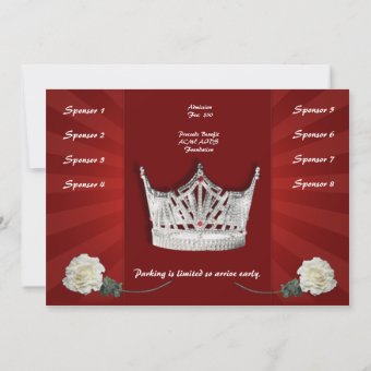 Drag Queen Custom Coronation Invitations | Zazzle