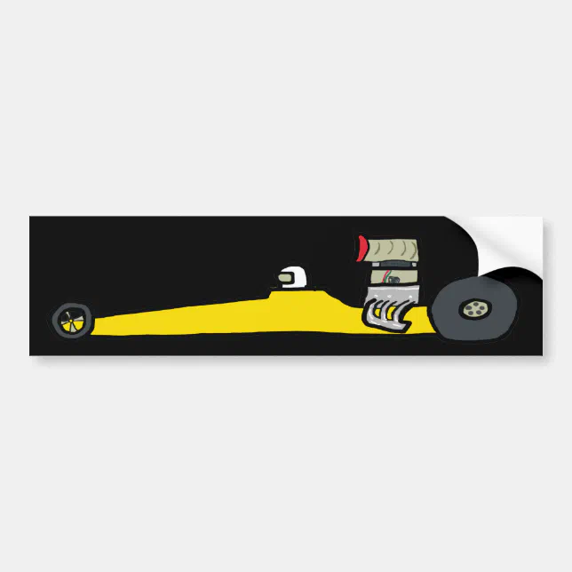 Drag Racing Bumper Sticker | Zazzle