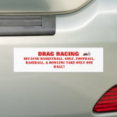 drag racing bumper sticker | Zazzle