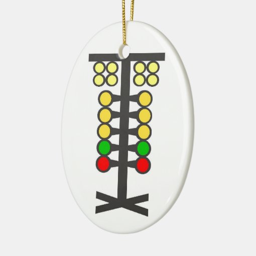 Drag Racing Tree Ornament | Zazzle