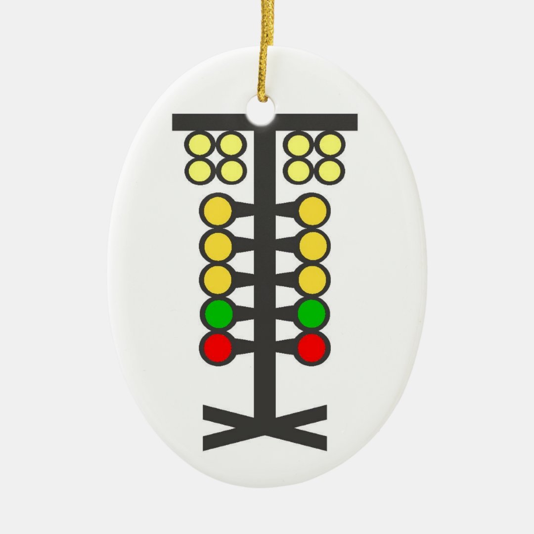 Drag Racing Tree Ornament | Zazzle