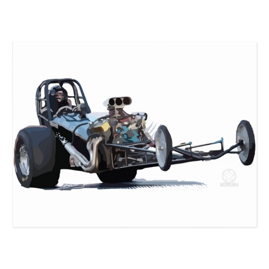 Drag Racing & Vintage Dragsters Postcard | Zazzle.com