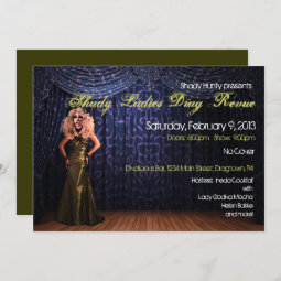Drag Show Custom Invitations | Zazzle
