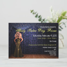 Drag Show Custom Invitations | Zazzle