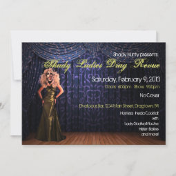 Drag Show Custom Invitations | Zazzle