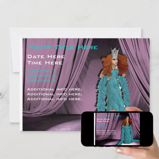 Drag Show Invitations | Zazzle