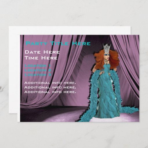 Drag Show Invitations | Zazzle
