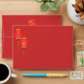 Dragon 2024 Red Chinese New Year Holiday Envelope | Zazzle