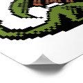 Dragon 8-Bit Pixel Art Poster | Zazzle