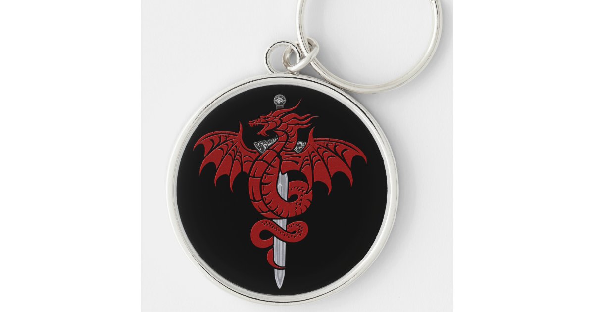 Dragon Age - Dragon Sword Keychain | Zazzle