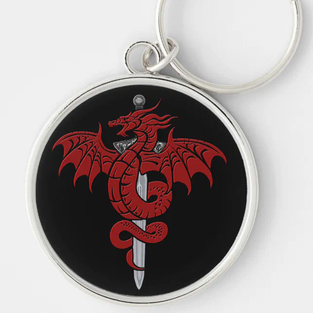 Dragon Age - Dragon Sword Keychain | Zazzle