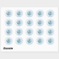 Dragon Aquamarine Astroid Boy Baby Registry Busine Classic Round ...