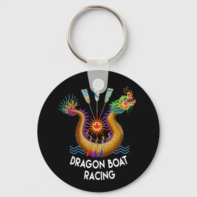 Dragon Boat Racing Keychain | Zazzle