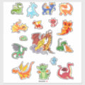 Dragon Bundle All in one Multiple Pack Sticker | Zazzle