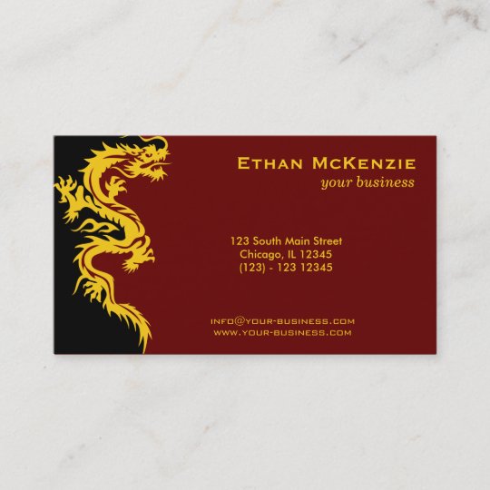 Dragon Business Card | Zazzle.com