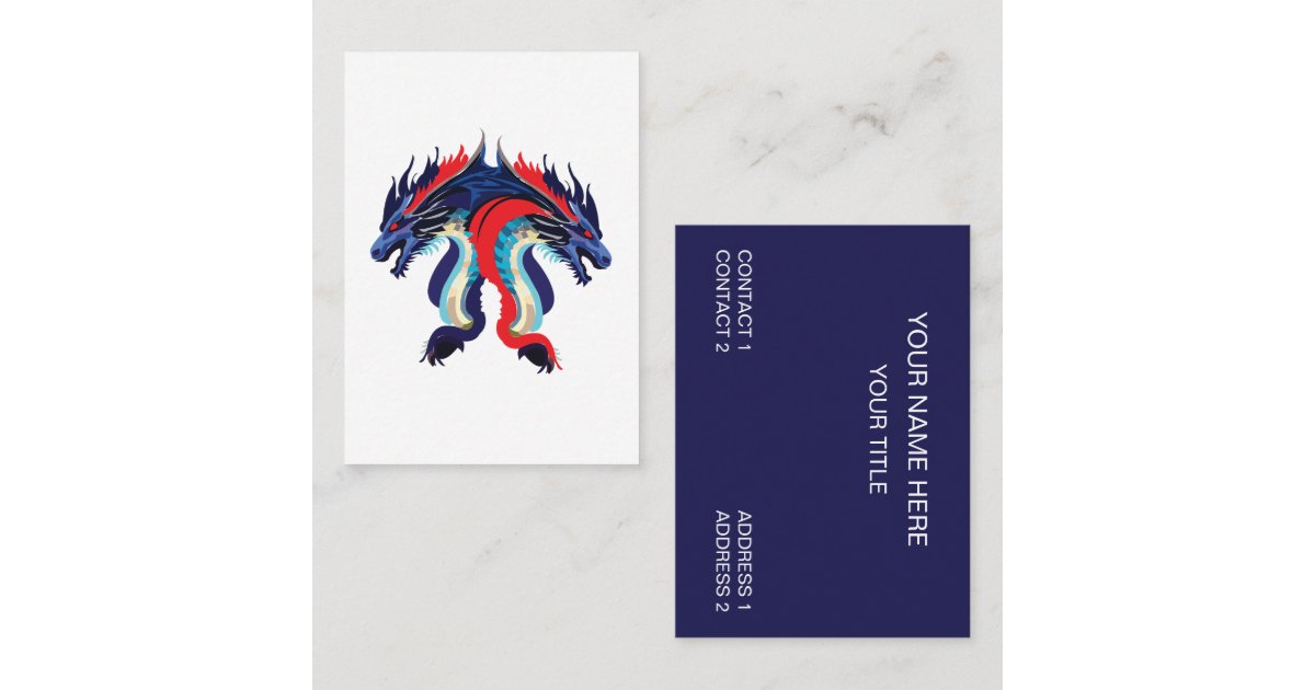 Dragon Fantasy Art Dragon Business Card | Zazzle