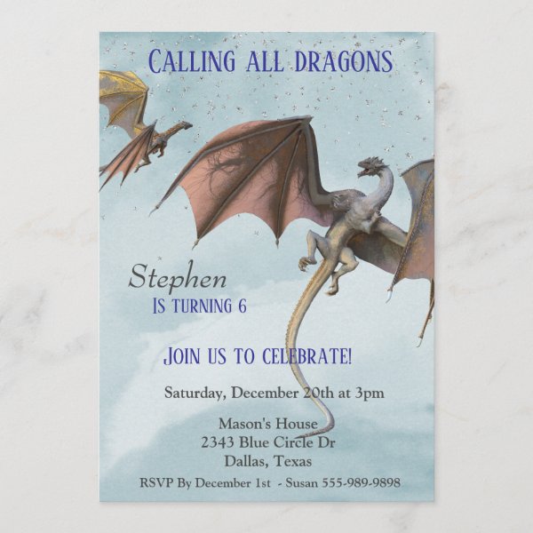 Fantasy Invitations | Zazzle