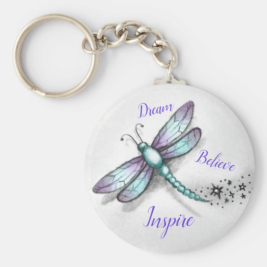 Dragon Fly Key Chain | Zazzle