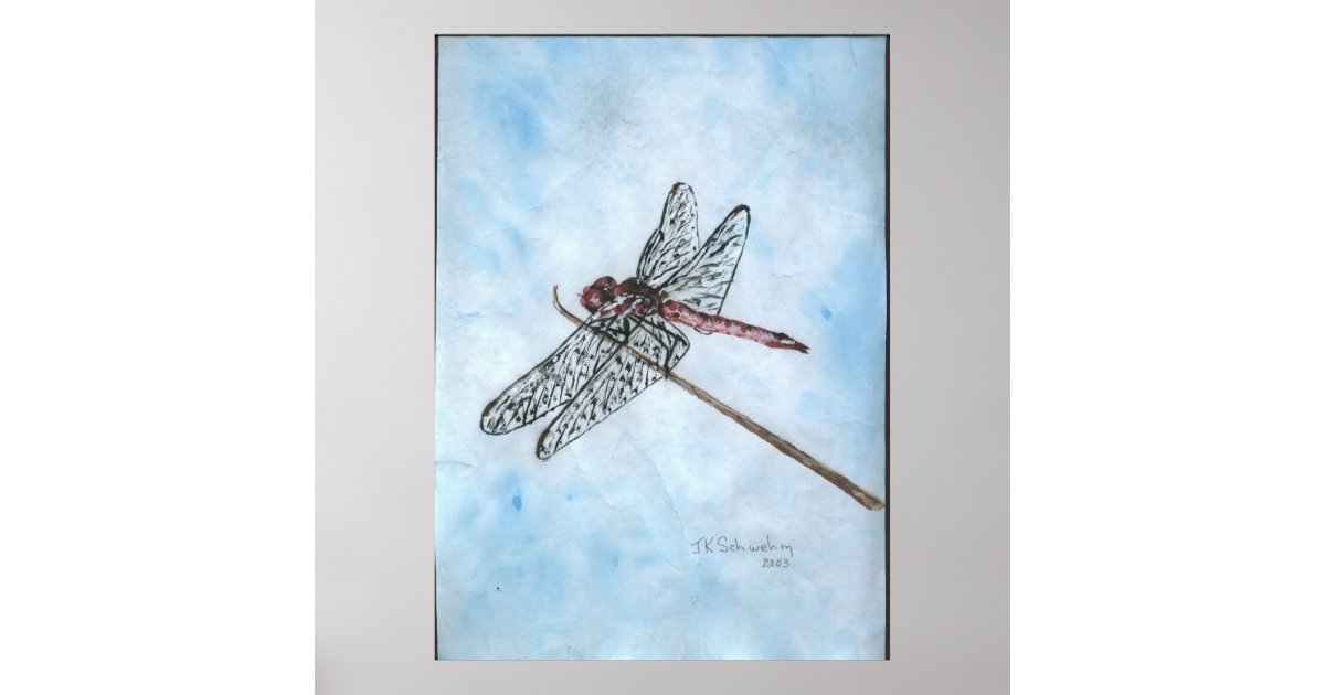 Dragon Fly Poster | Zazzle